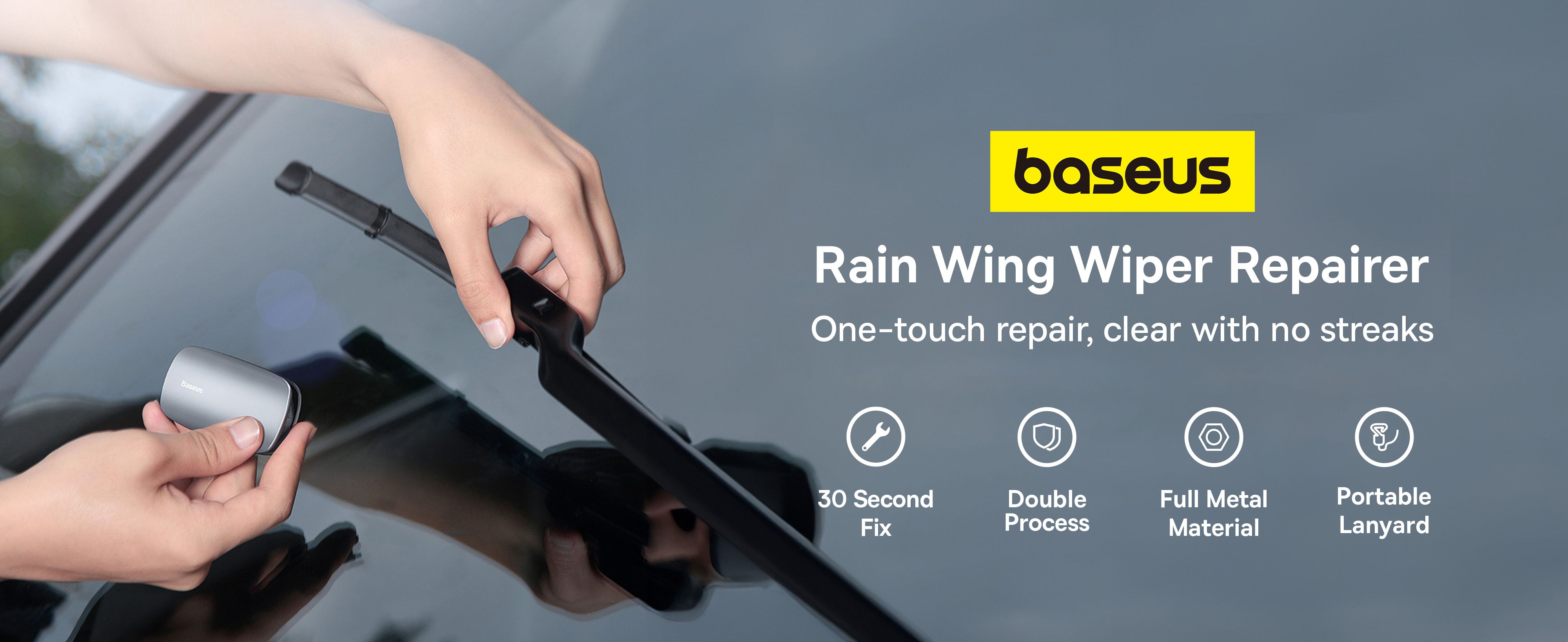 Arqoob - Baseus Rain Wing Wiper Blade Repair Tool | Double Sided ...