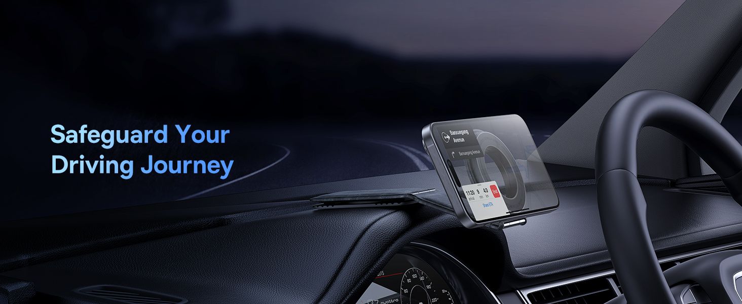 Baseus C02 Prime Trip Series Magnetic Car Phone Holder 360° Rotatable ...