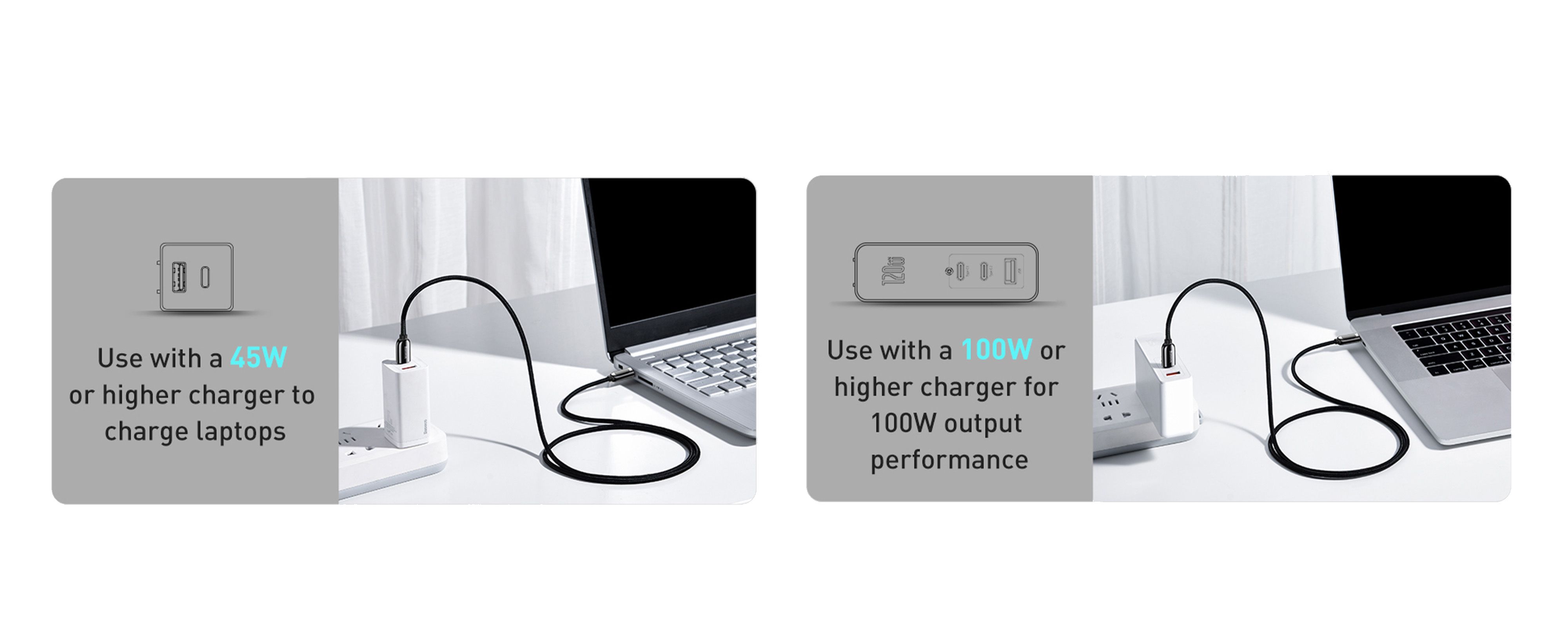 Baseus Display Fast Charging Data Cable Type-C to Type-C 100W (2m) Green