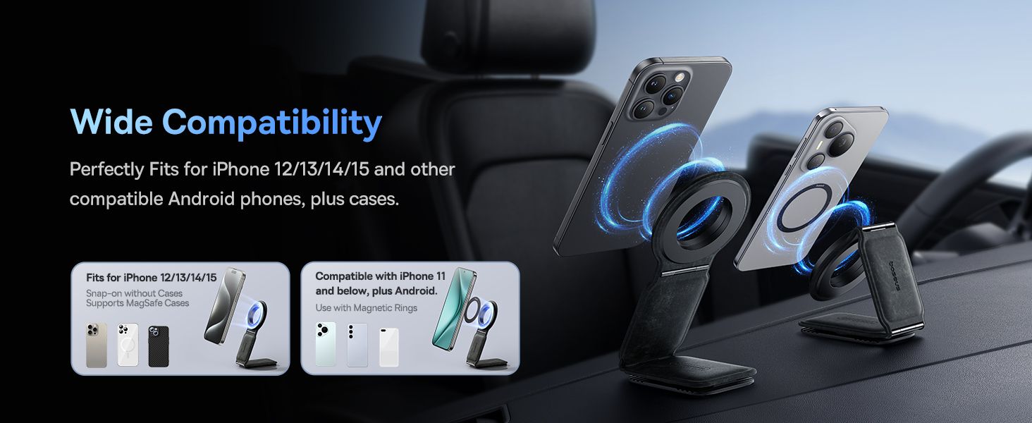 Baseus C02 Prime Trip Series Magnetic Car Phone Holder 360° Rotatable ...